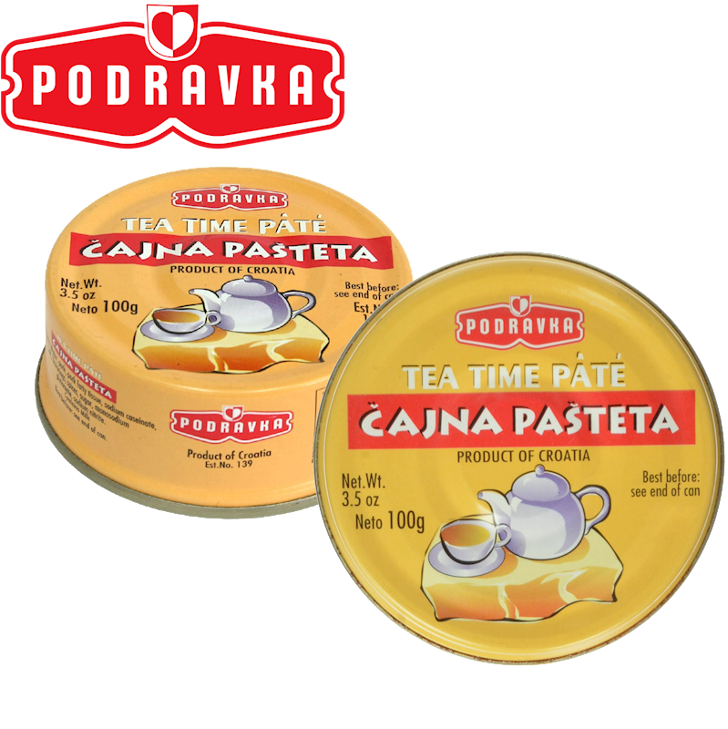 PODRAVKA Tea Time Pate with Pork & Beef 100g/60pack – ZakazBoston