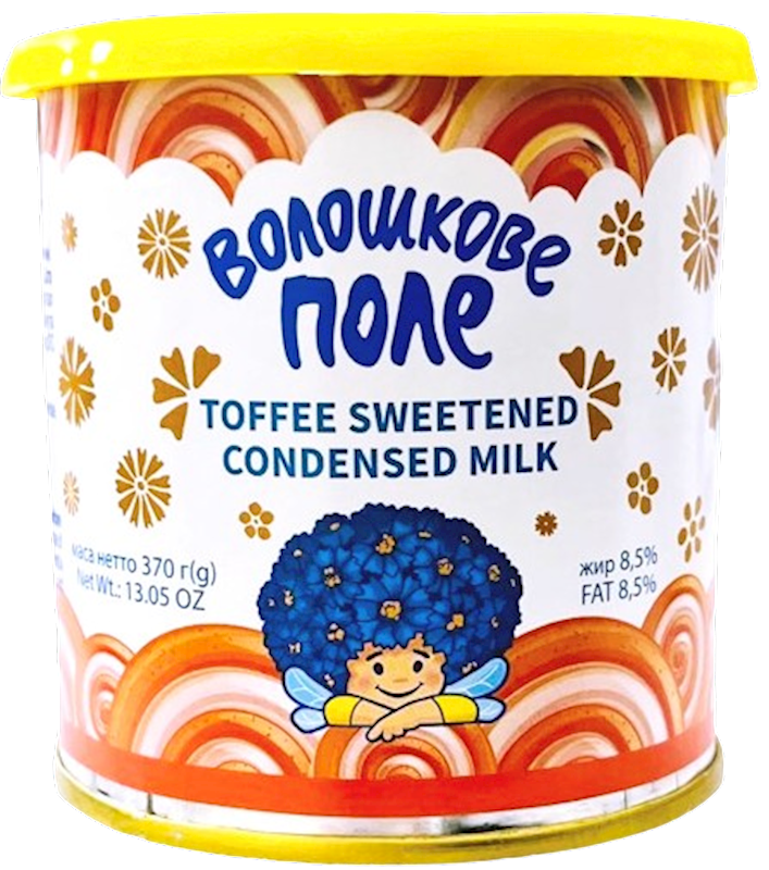 VOLOSHKOVE POLE Toffee Sweetened Condensed Milk 370g/15pack – ZakazBoston