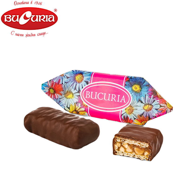 BUCURIA Chocolate Wafers with Peanuts and Apple Puree 5.07lbs – ZakazBoston