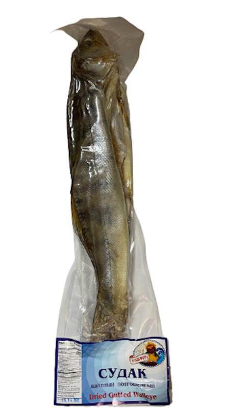 Kuzmich Dried Fish, Sudak (Walleye) Vacuum Packed 6.6lbs – ZakazBoston