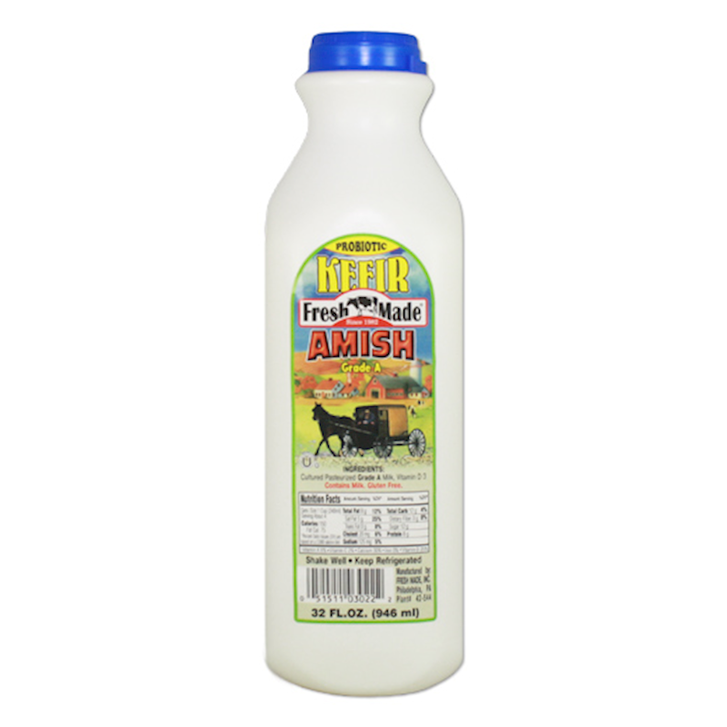 Fresh Made Kefir, Amish 32oz/12pack – ZakazBoston