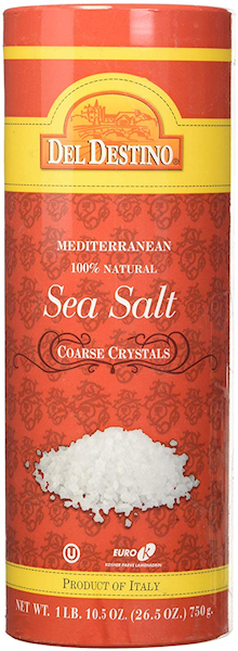 Del Destino Sea Salt, Coarse Crystals 750g/12pack – ZakazBoston